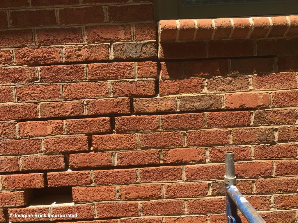 Imagine Brick - Settlement crack repairs in Charlotte, NC